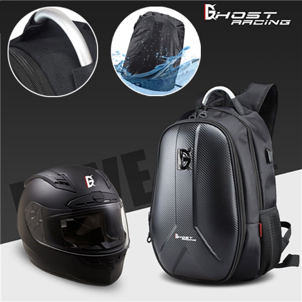 Ghost Racing Motorcycle Riding Multiple Waterproof Laptop Helmet ...