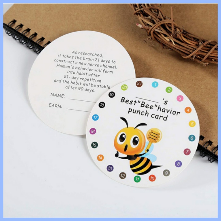 Best Bee-haviour Punch Cards/ Motivational/ Encouragement/ Good ...