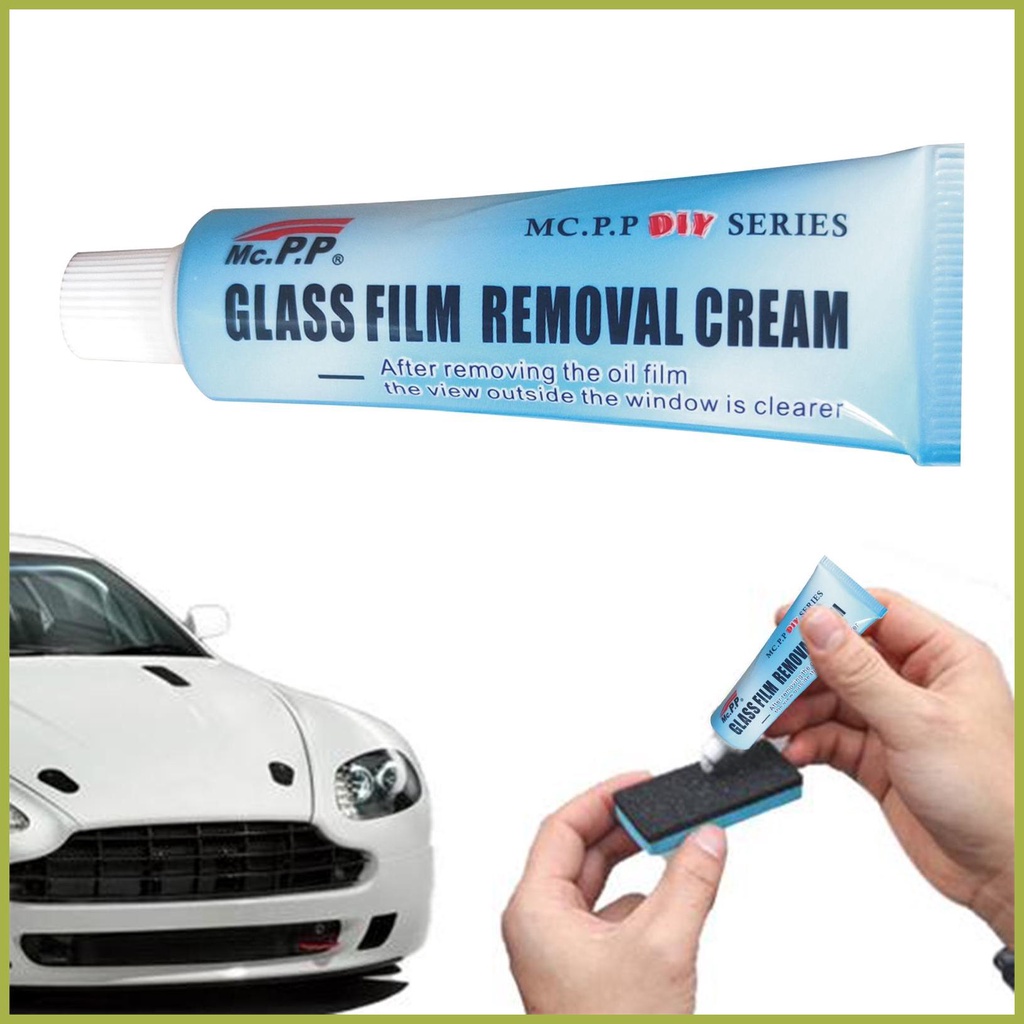 Car Windshield Oil Film Remover Car Glass Oil Film Removing Paste Car Glass Oil Cleaning Tools