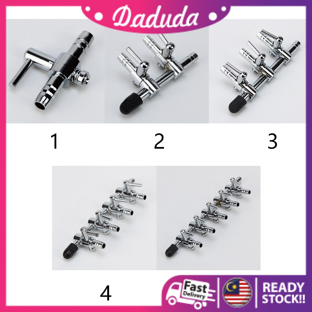 Thread Stainless Steel Aquarium fish tank Air Flow Distributor Lever ...