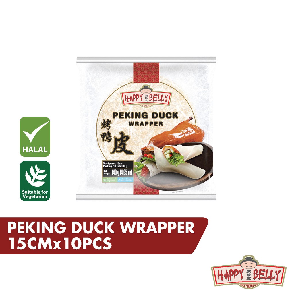 Happy Belly Peking Duck Wrapper 15cm (10pcs) | Shopee Singapore