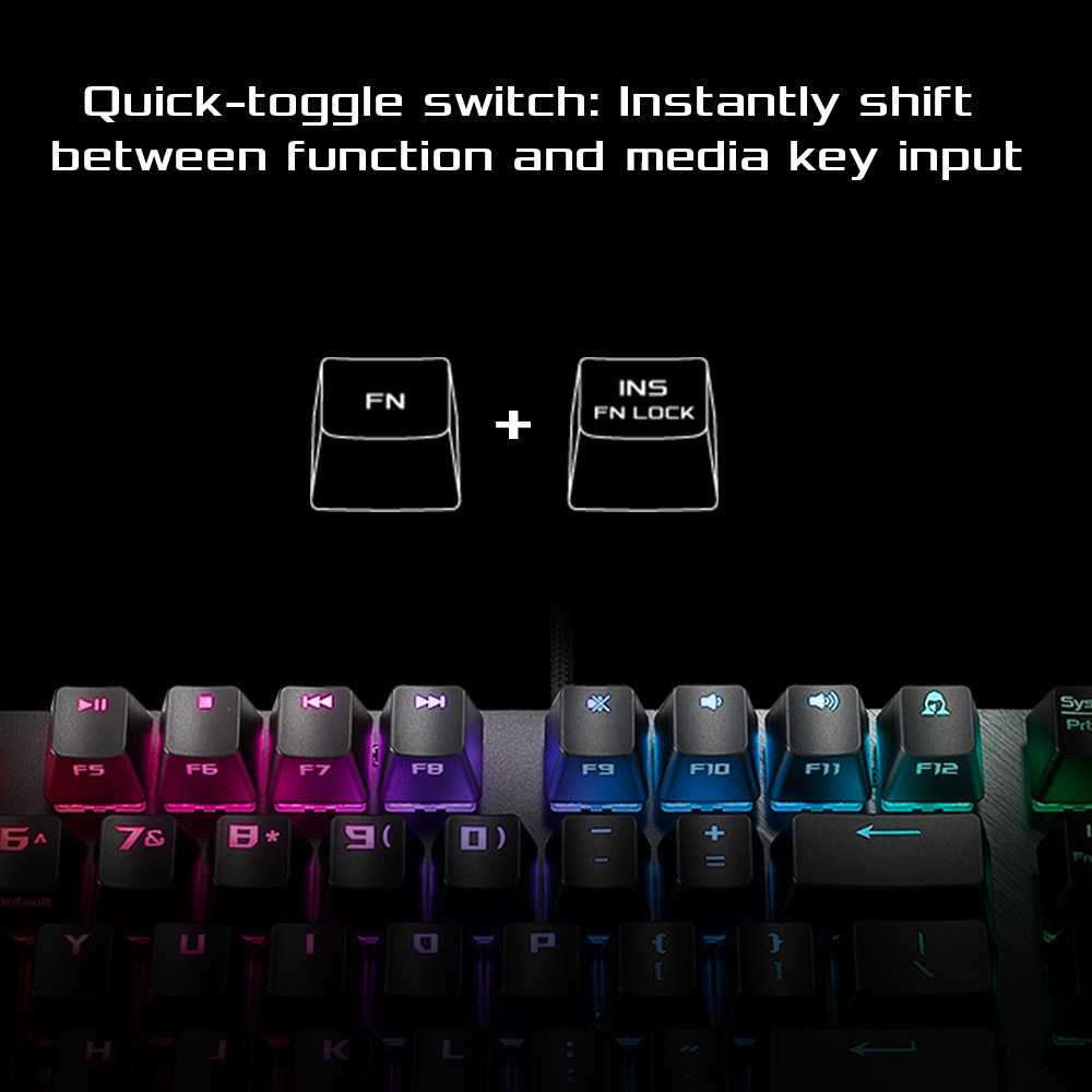ASUS ROG Strix Scope NX Gaming Keyboard-ROG NX Switches,Aura Sync ...