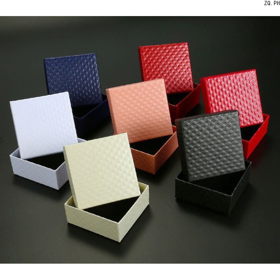 Solid Color Jewelry Box Cost-effective Beautiful Ring box earrings box ...