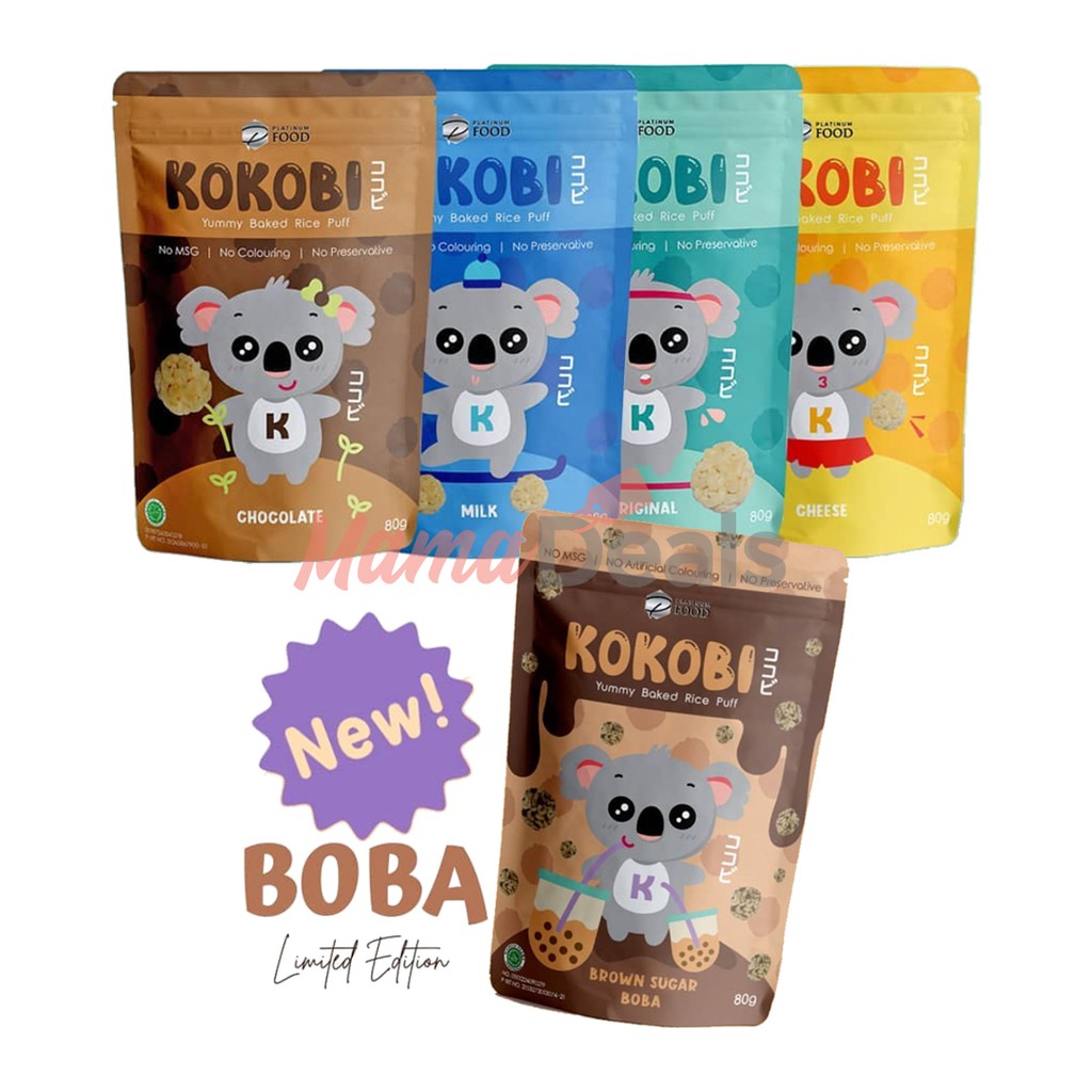 Kokobi Yummy Baked Rice Puff 80g 12M+/Abe Food/Rice Snack/Kids Snack ...