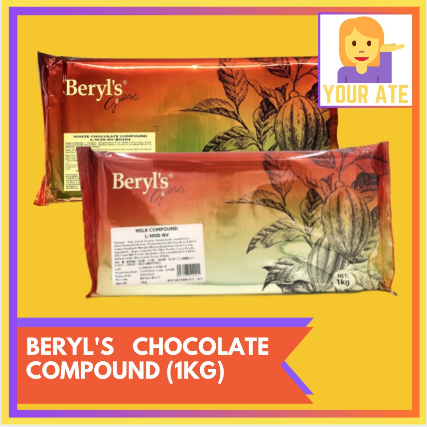 Beryl's Dark/ White Chocolate Compound (1kg) | Shopee Singapore