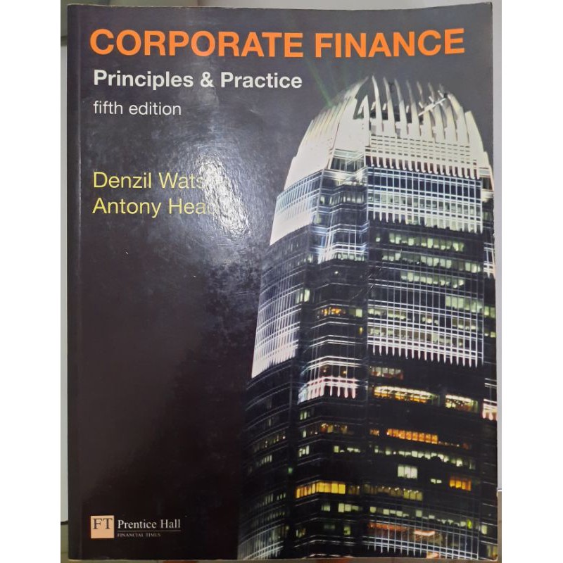 (Free Registered Mailing) Corporate Finances Principles & Practice ...