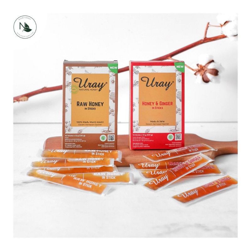 Honey Uray stick Sachet 10 sticks x 12 grams Raw Honey | Shopee Singapore