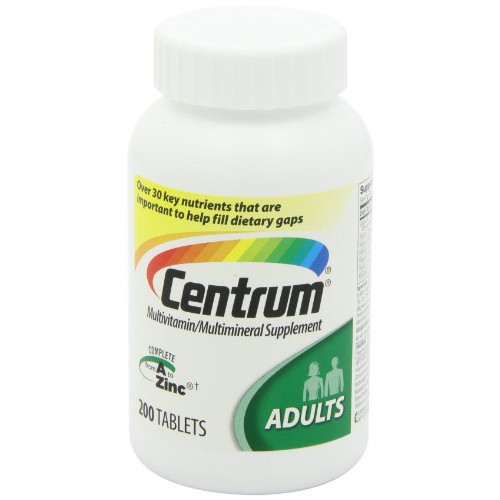 Centrum Adult Multivitamin / Multimineral Supplement with Antioxidants ...