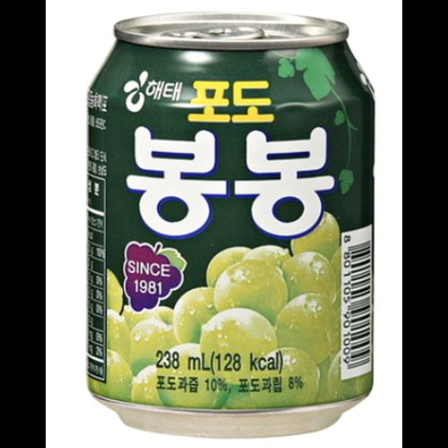 Haitai Grape Bong Bong Juice Drink 238ml [Korean] | Shopee Singapore