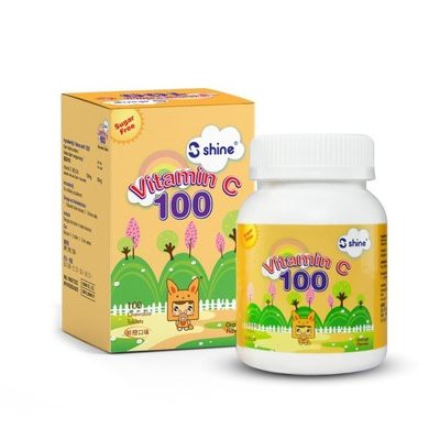 Shine Vitamin C Orange 100mg Tablets (100s) | Shopee Singapore
