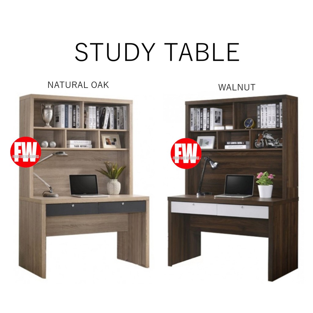 Niro Study Table with Hutch / Study Desk / Writing Table / Writing Desk ...