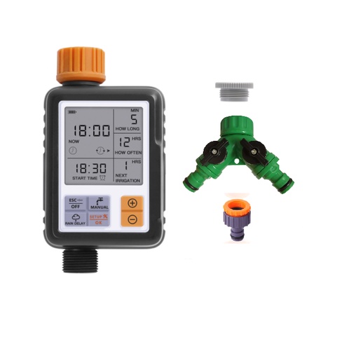 Digital Water Timer Garden Automatic Irrigation Auto watering ...