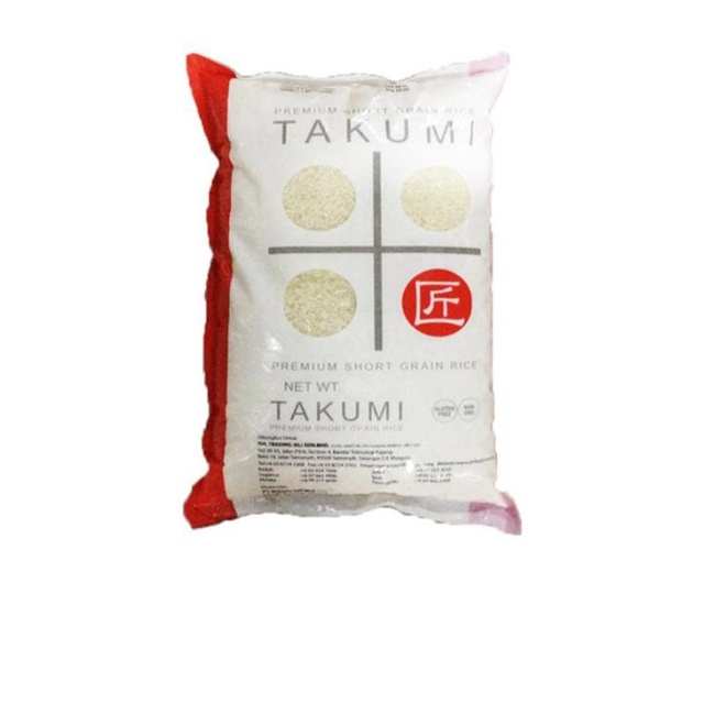 Takumi Japonica Premium Short Grain Rice 5KG [Vietnam] | Shopee Singapore