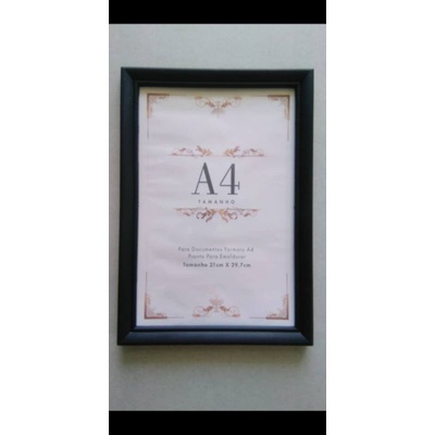 A4 Photo Frame / Document frame / Certificate Frame - ACRYLIC Plastic ...