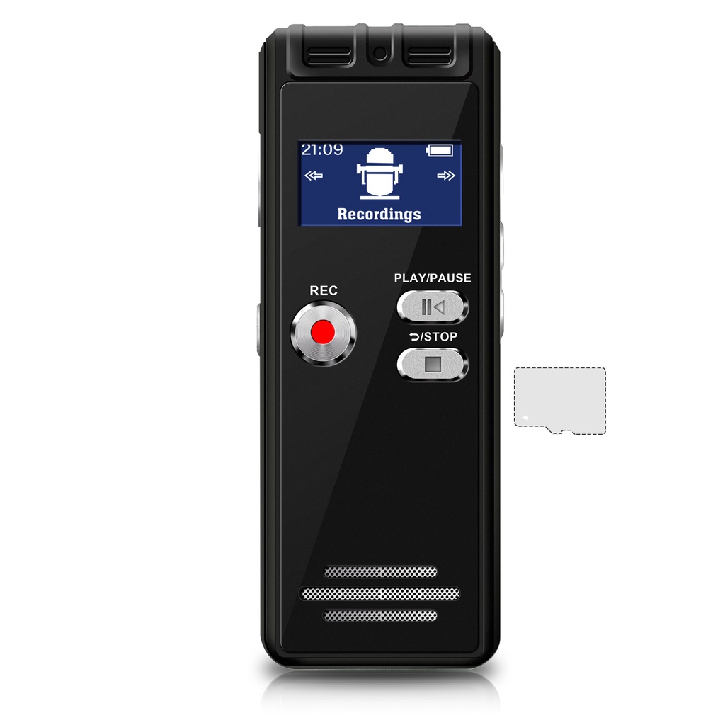 Digital Voice Recorder Voice Activated Recording Device with Playback ...