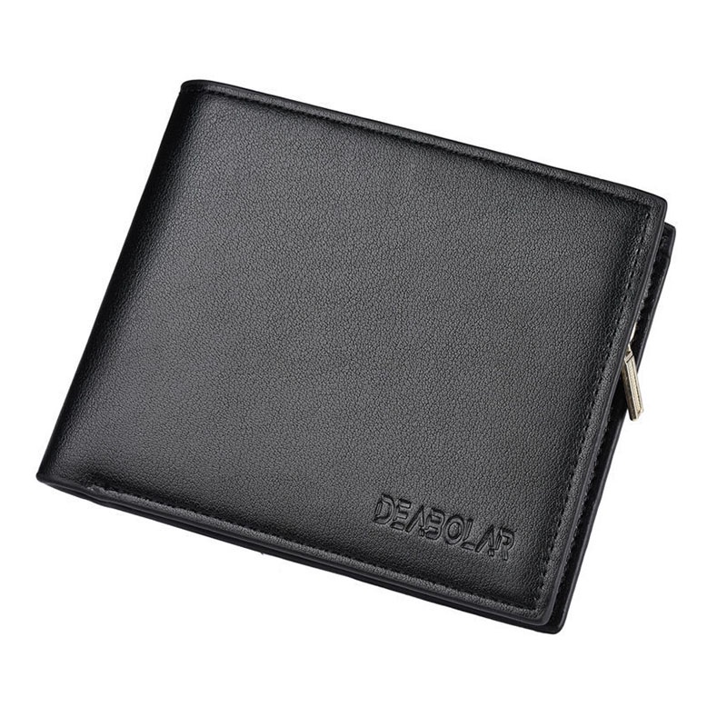 ♝READY STOCK♝Multi-card Slots and With Zipper Coin Pouch Mens Short ...