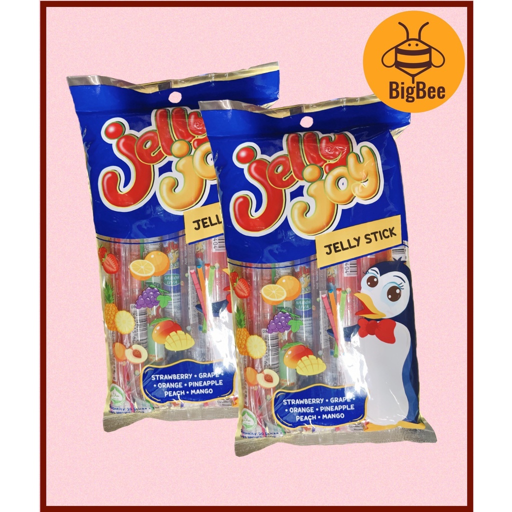 Jelly Joy Jelly Sticks - 400g (20gx20 sticks) x 2pkts Assorted Flavours ...