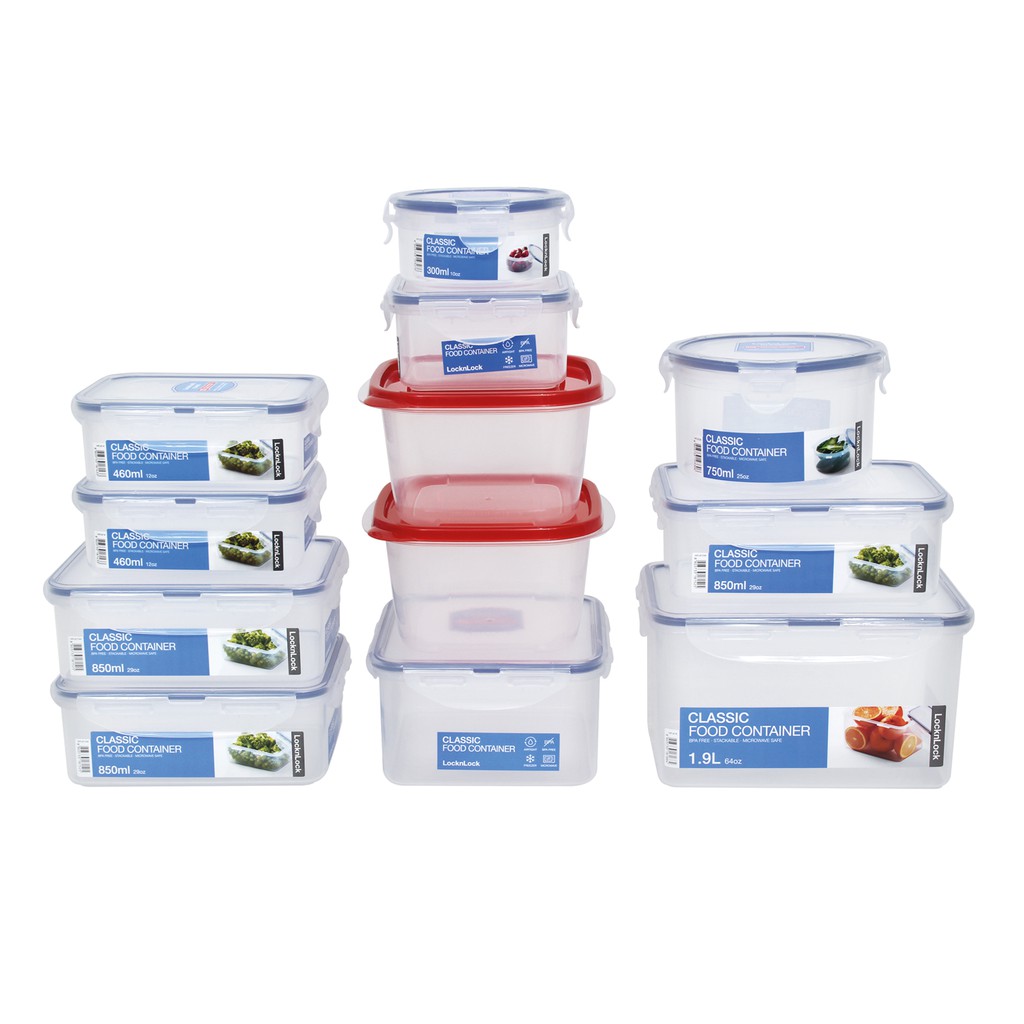 LocknLock Official PP Classic Airtight Food Container 11P Set ...