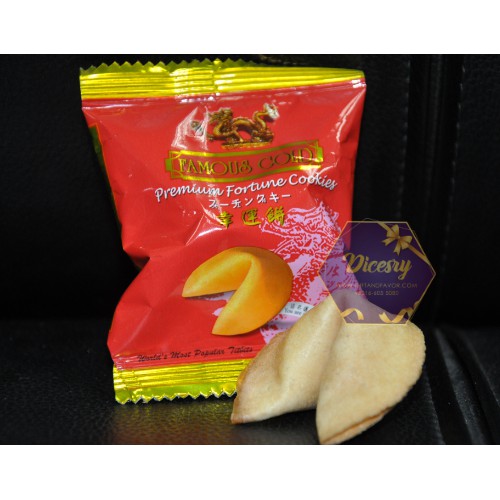 25 Pieces Famous Gold Premium Fortune Cookies / Loose Cookies / No Box ...
