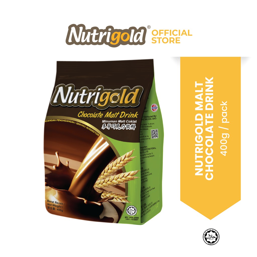 Nutrigold Instant Chocolate Malt Drink (400g) | Shopee Singapore