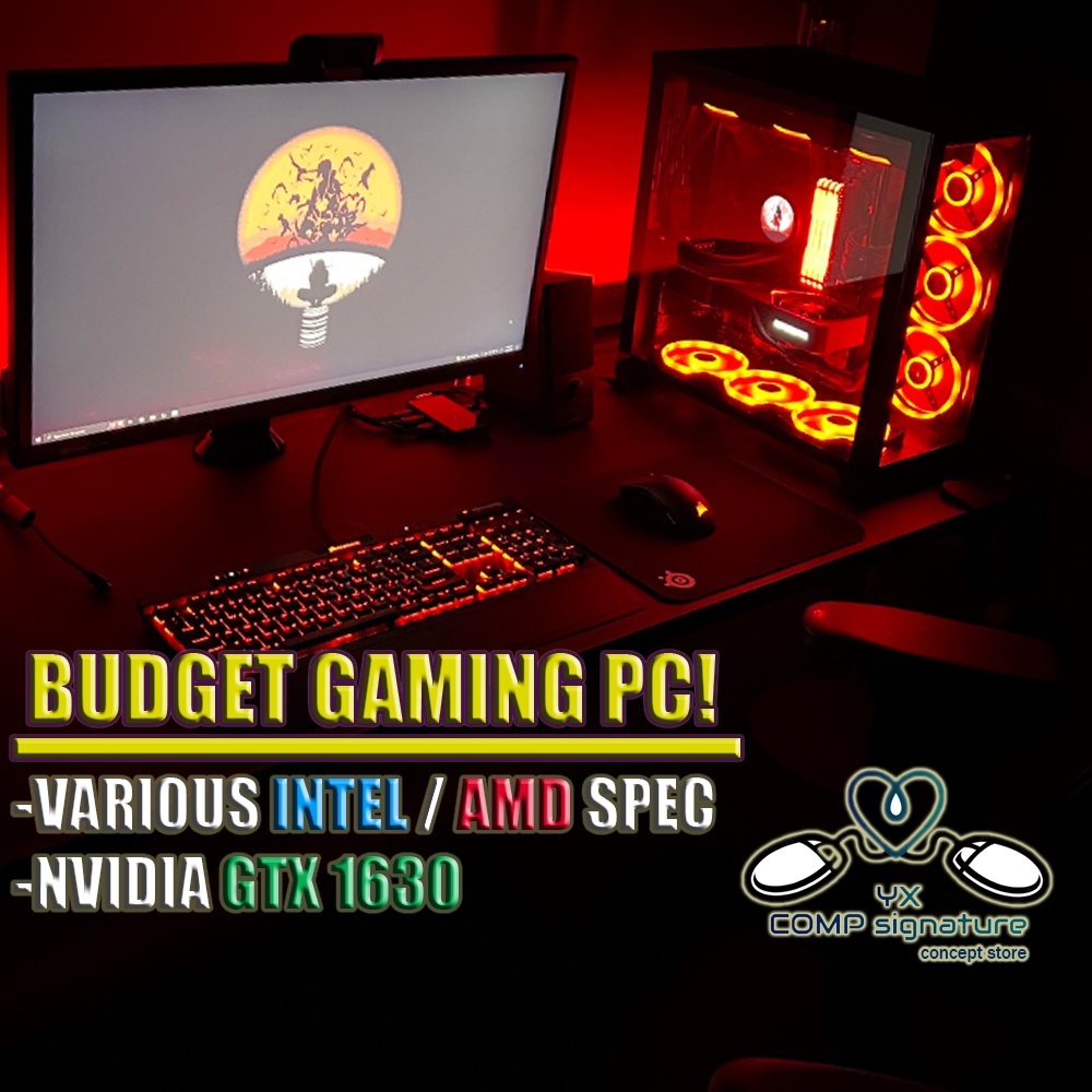 FULL SET BUDGET GAMING PC / CUSTOM PC / INTEL / RYZEN / NVIDIA RTX GTX ...