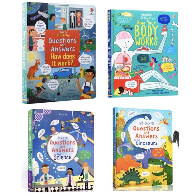 Usborne Lift The Flap Series: How Does It Work?/ How Body Works ...