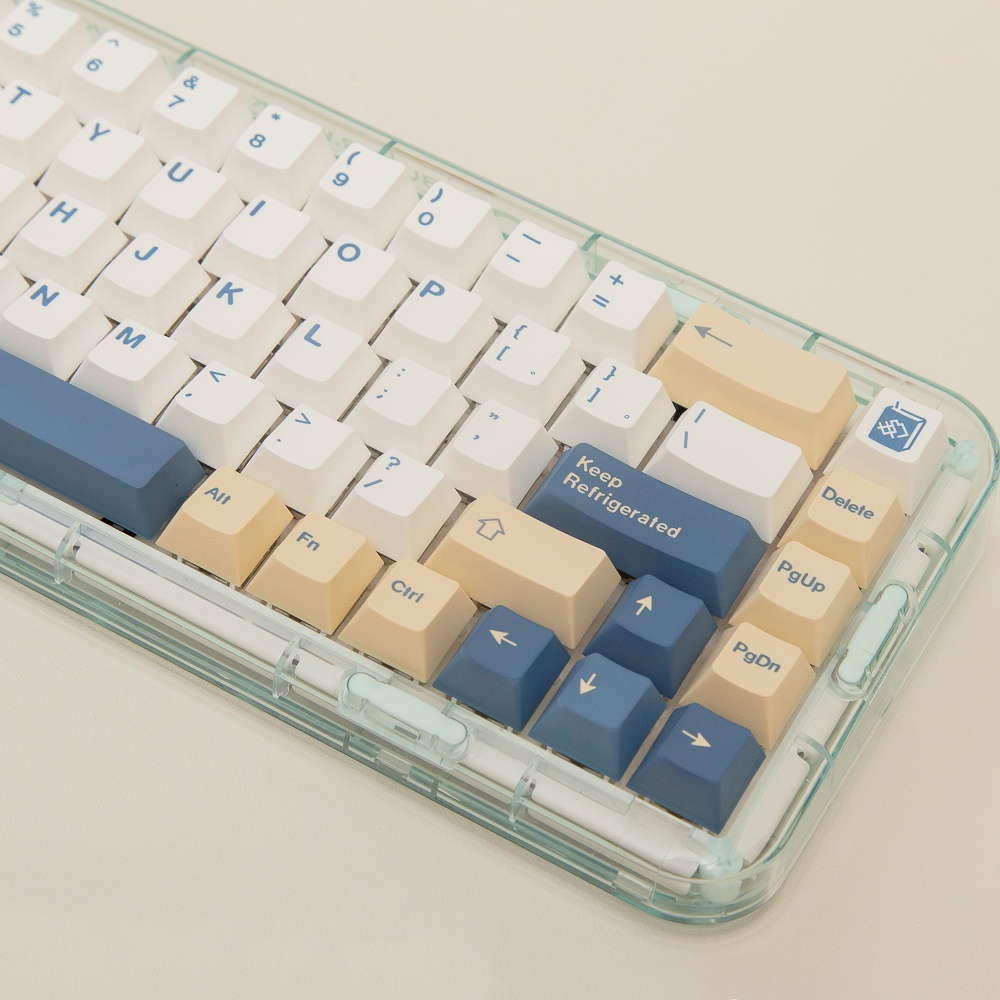 Soy Milk Keycaps 135Keys Cherry Profiles PBT Dye-Sublimation Compatible ...