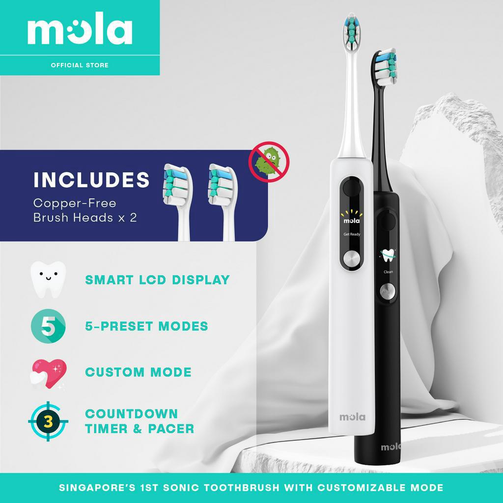 Mola Sonic+ Toothbrush - Singapore's 1st sonic toothbrush with ...