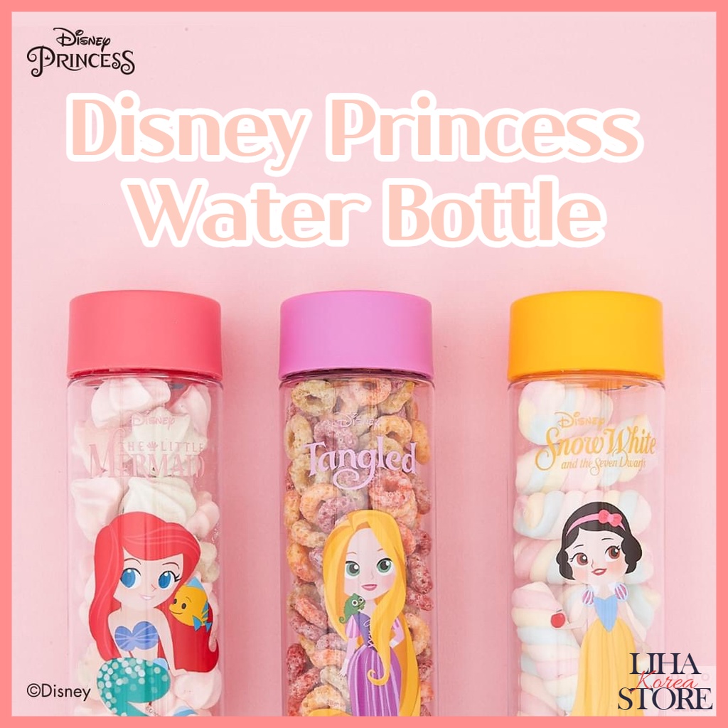 DAISO KOREA X Disney Princess Water Bottle 360ml Little Mermaid ...