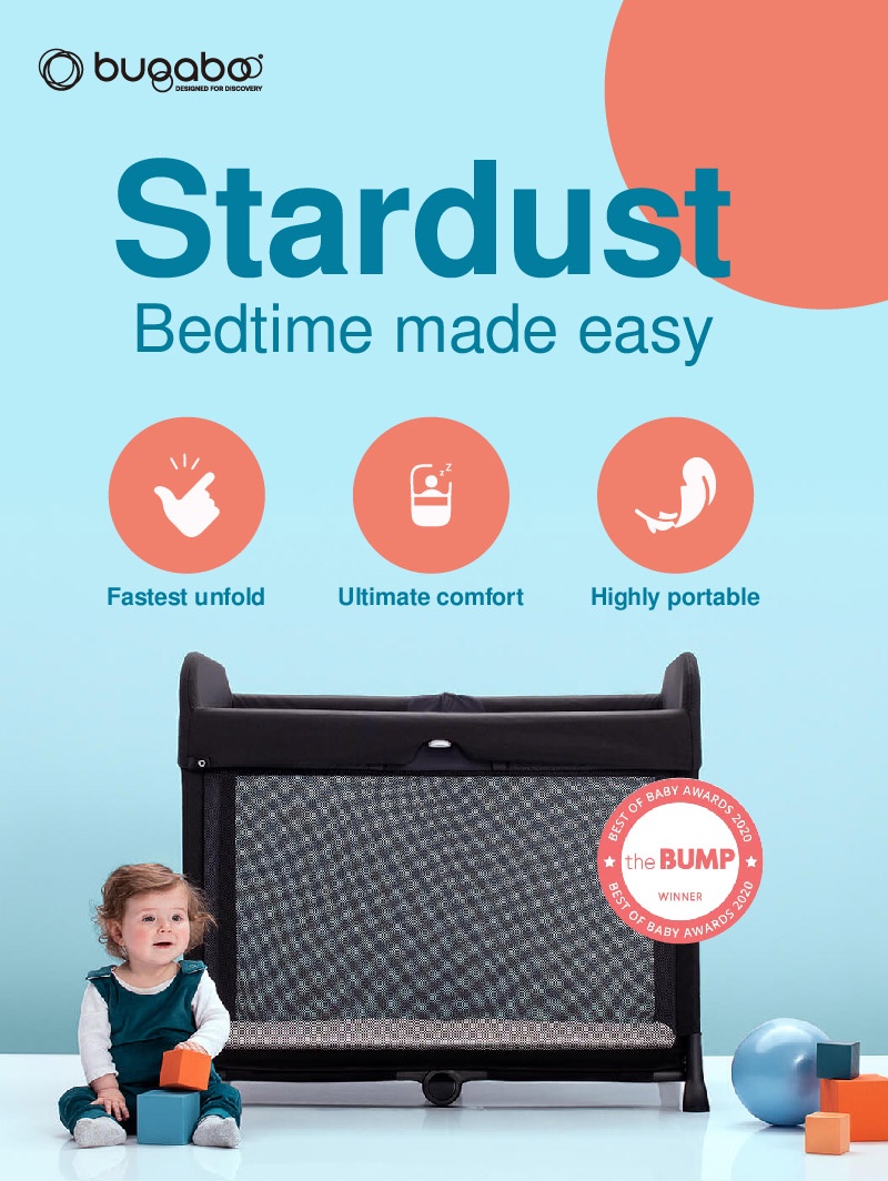 Bugaboo Stardust - Newborn to Toddler Portacot Playpen/Playard/Travel ...