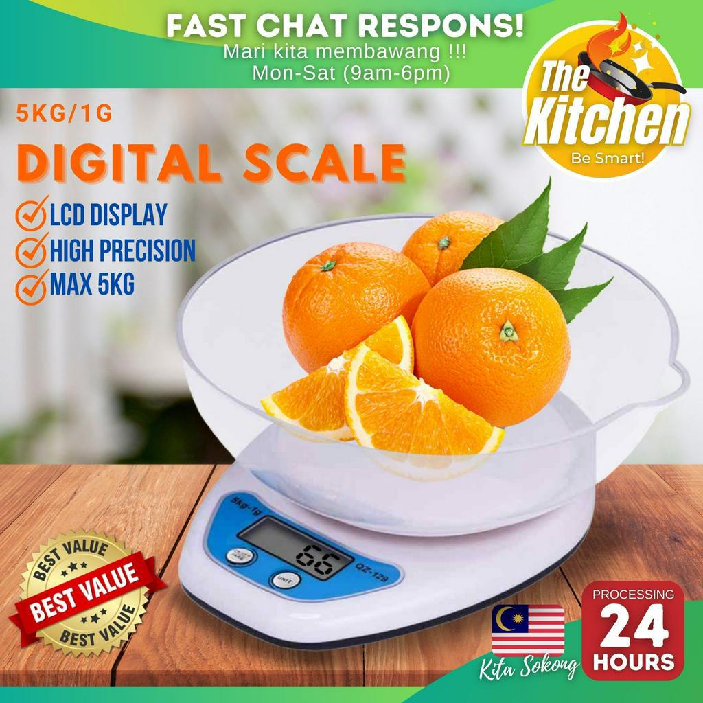 5kg Kitchen Scale Mini Electronic Practical Digital Scale LCD Display ...