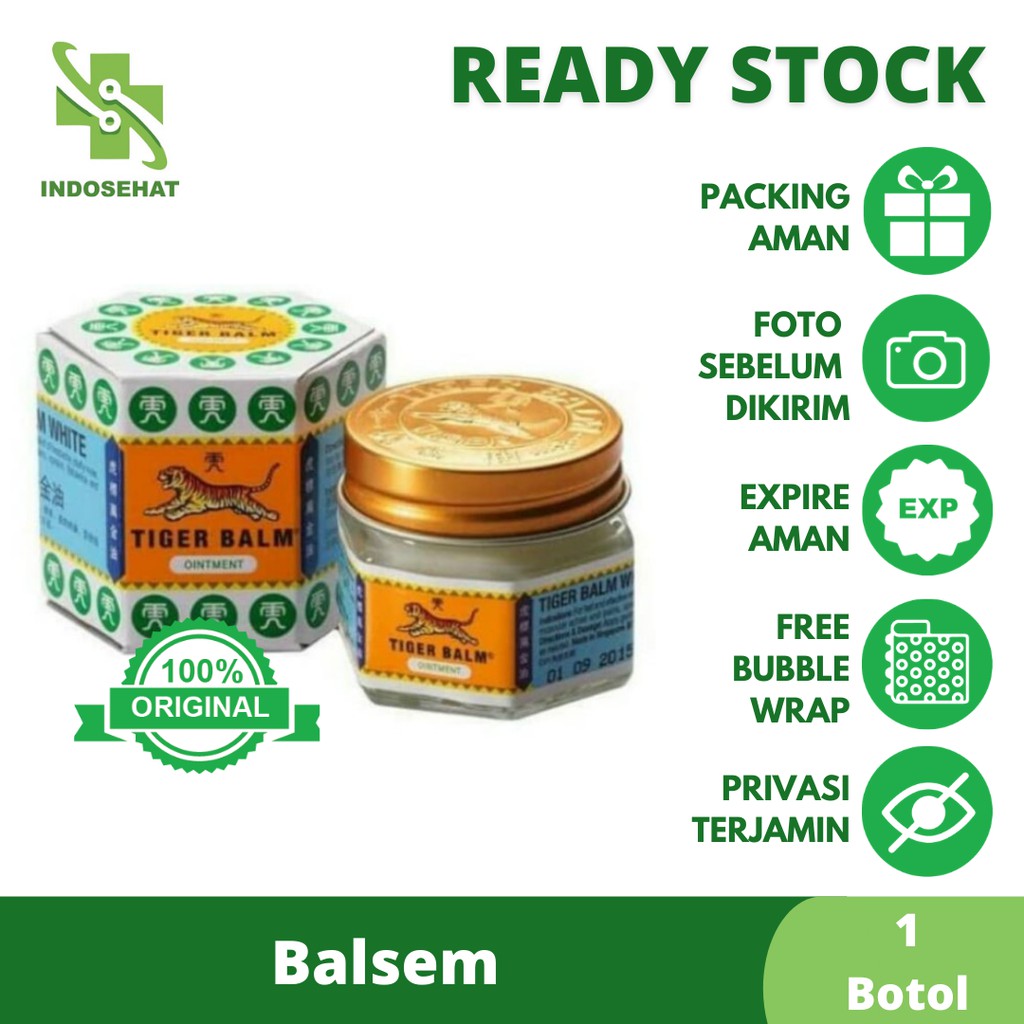 PUTIH White Tiger Balm Balm Balm - White Ointment | Shopee Singapore
