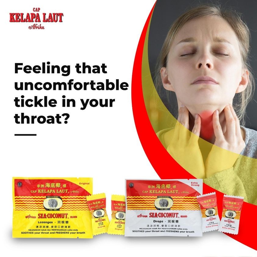 African Sea Coconut Lozenges 15 Sachets | Sore Throat | Candy | Sweets ...