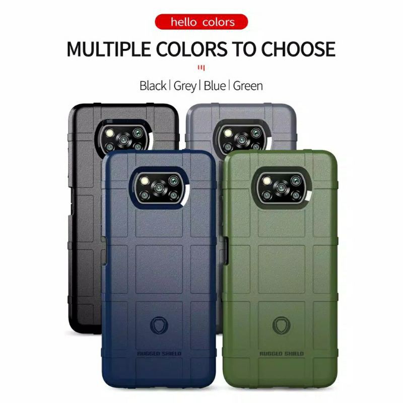 Xiaomi Case poco X3 NFC / X3 PRO Softcase Armor Rugged Shield | Shopee ...