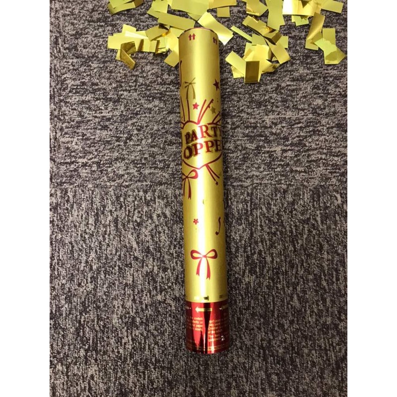 40cm Metallic Gold Flakes Party Popper | Shopee Singapore
