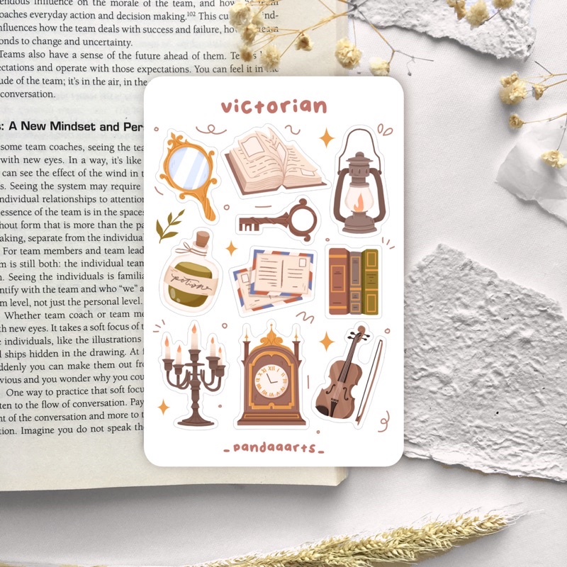 Victorian Sticker Sheet for Planners and Journals | Shopee Singapore