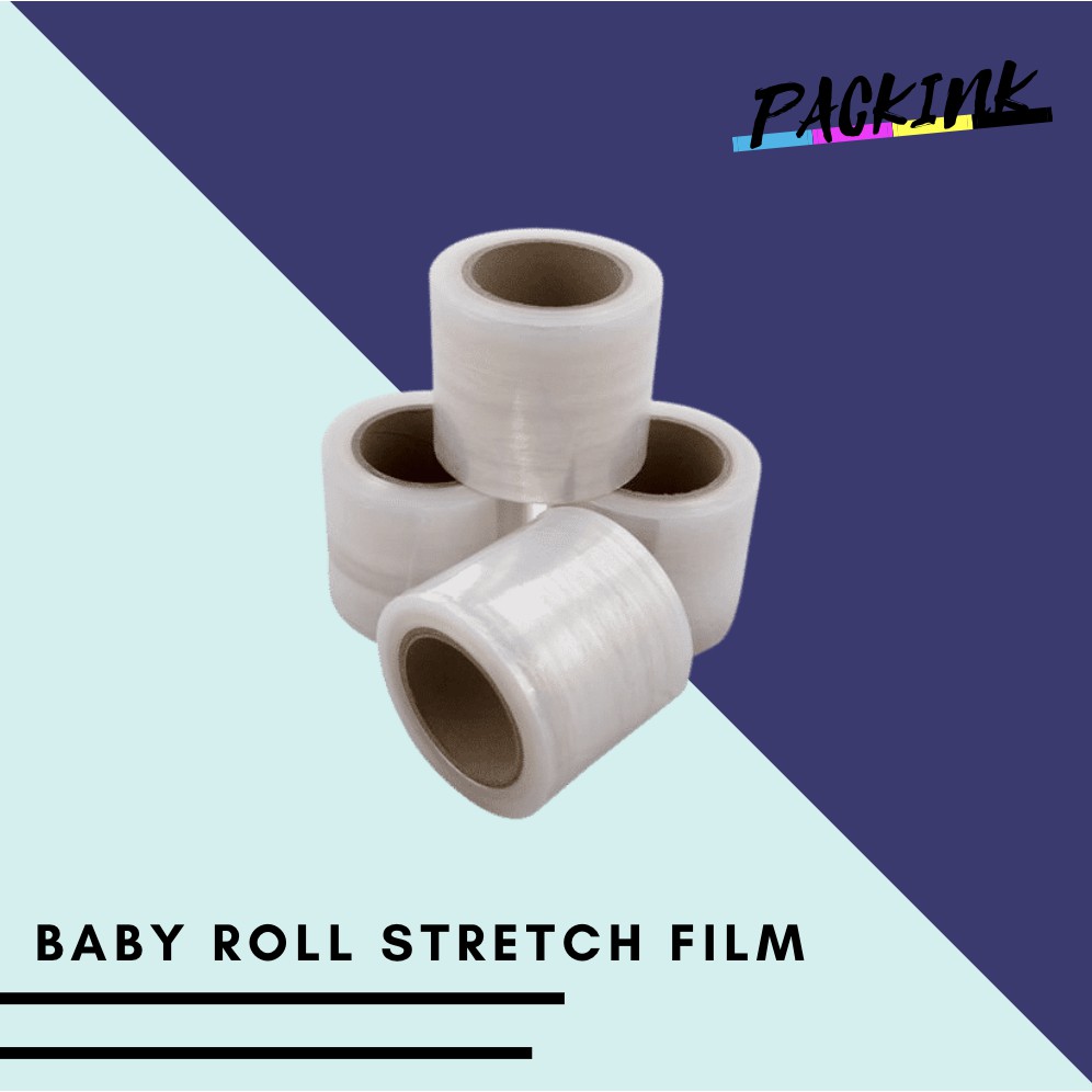 Baby Roll | Mini Stretch Film | Furniture Wrap | Plastic Wrap | Shopee ...