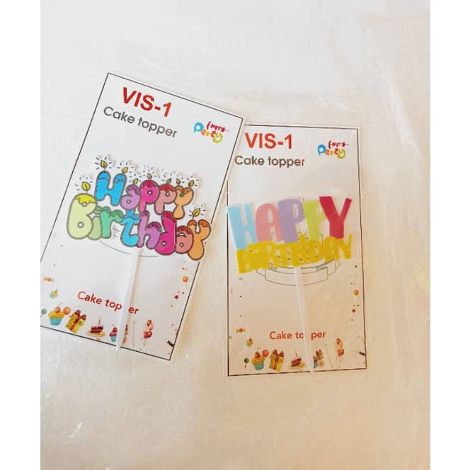 HBD Happy Birthday Writing Cake Topper | Shopee Singapore