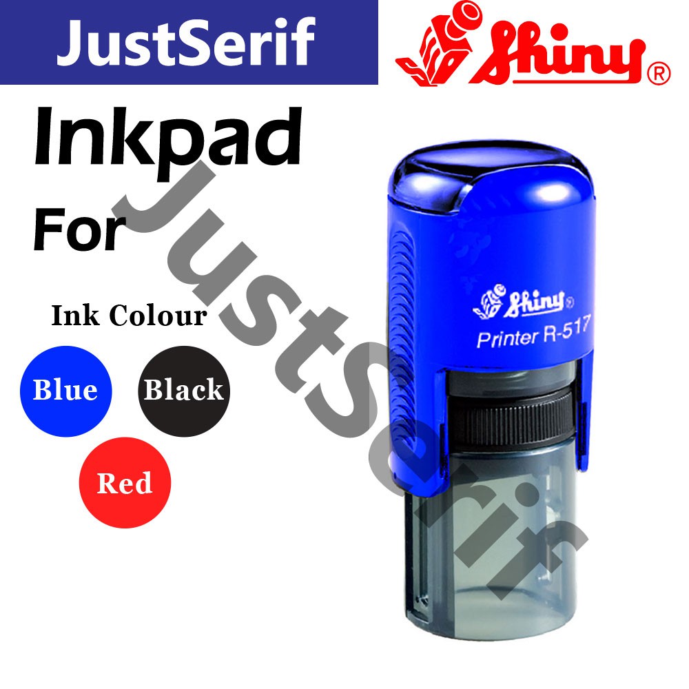 Shiny replacement inkpad for self inking rubber stamp S-722 S-851 S-852 ...