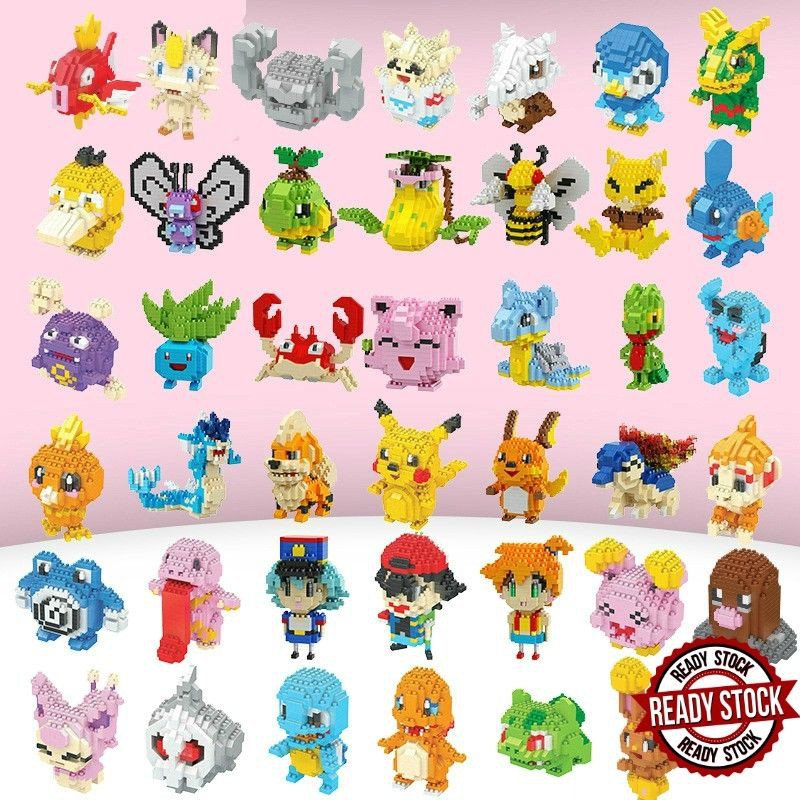 (🇸🇬 Local seller) Pokemon Building Blocks building toys Pokemon ...