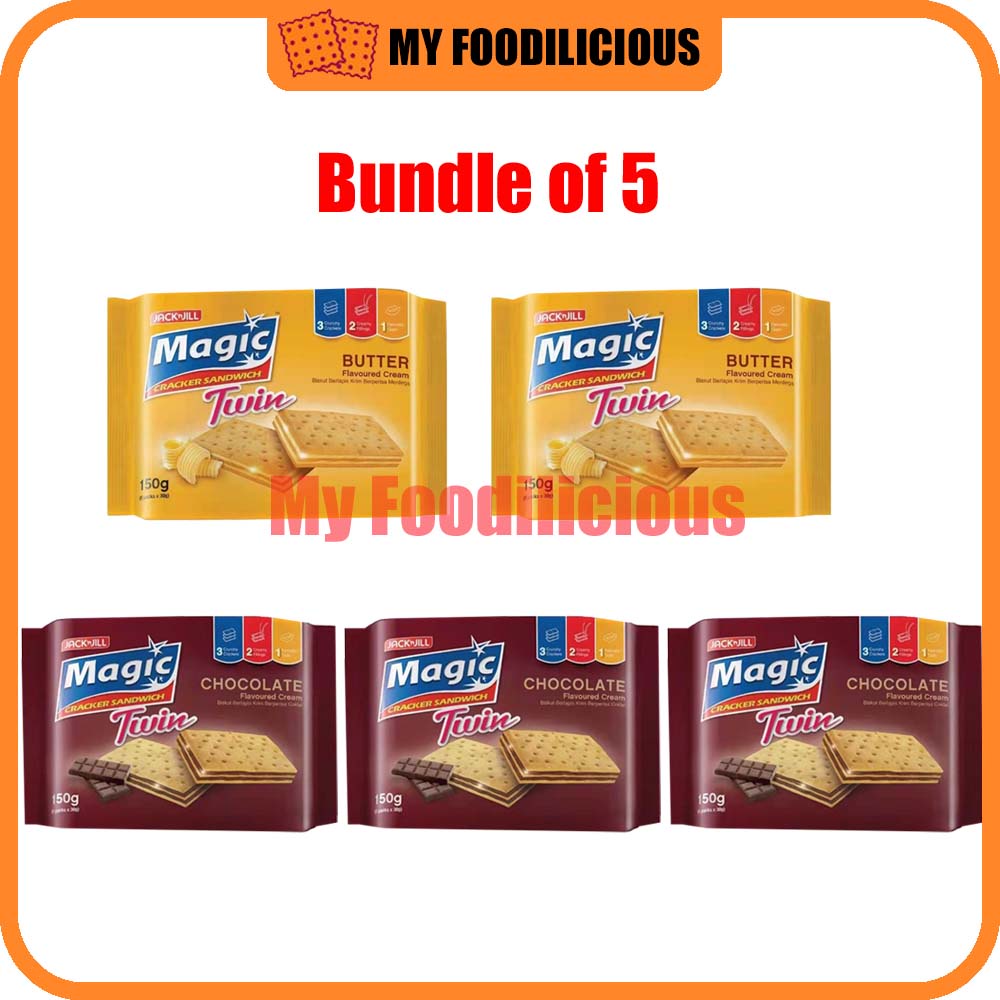 Magic Twin Series Jack N' Jill Biscuit Cracker Sandwich Chocolate ...