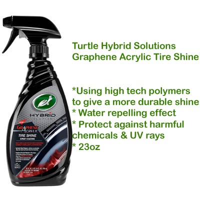 Turtle Hybrid Solutions Graphene Acrylic Tire Shine Spray Coating 23oz ...