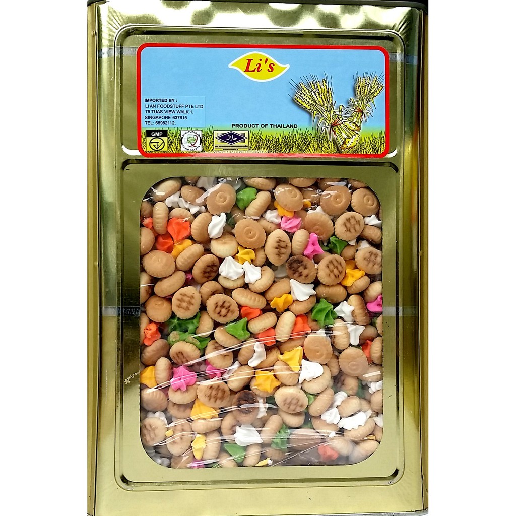 Li's Iced Gem Biscuits 4kg Bulk Tin | Halal | SG Ready Stock | Shopee ...