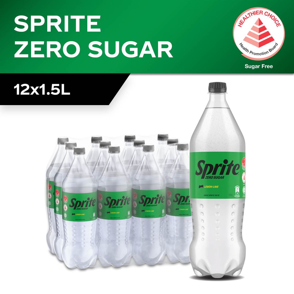 Sprite Zero Sugar (12x1.5L) | Shopee Singapore