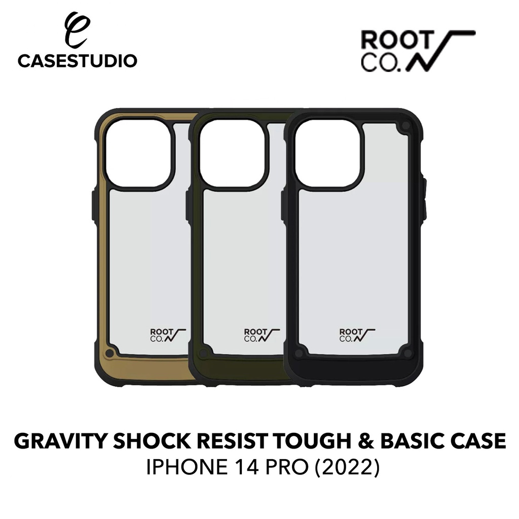 ROOT CO. Gravity Shock Resist Tough & Basic Case for iPhone 14 Pro (2022) | Shopee Singapore