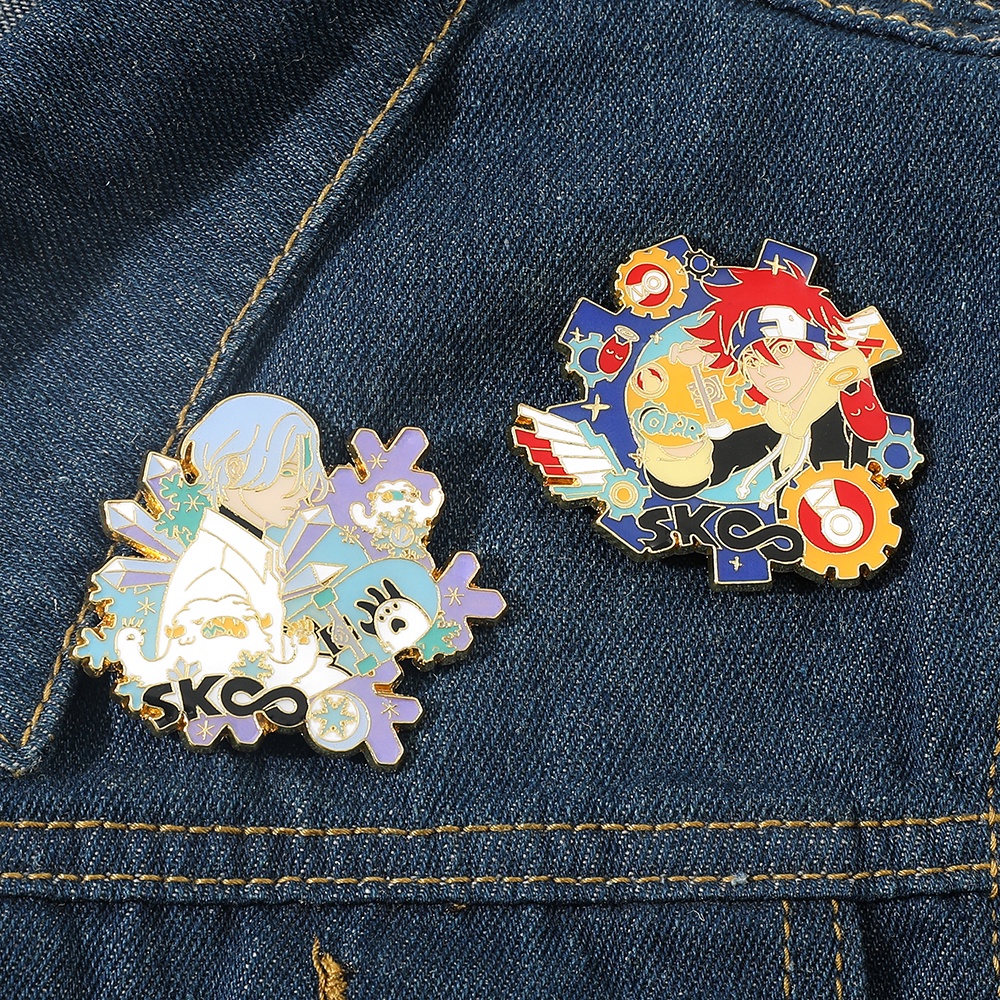 Anime SK8 the Infinity Pin Badges Metal Brooch Langa Hasegawa Cosplay ...
