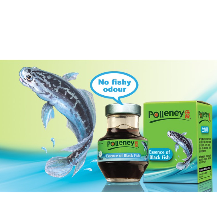 Polleney Essence Of Black Fish Range (6+1 bots x 70ml per box) | Shopee ...
