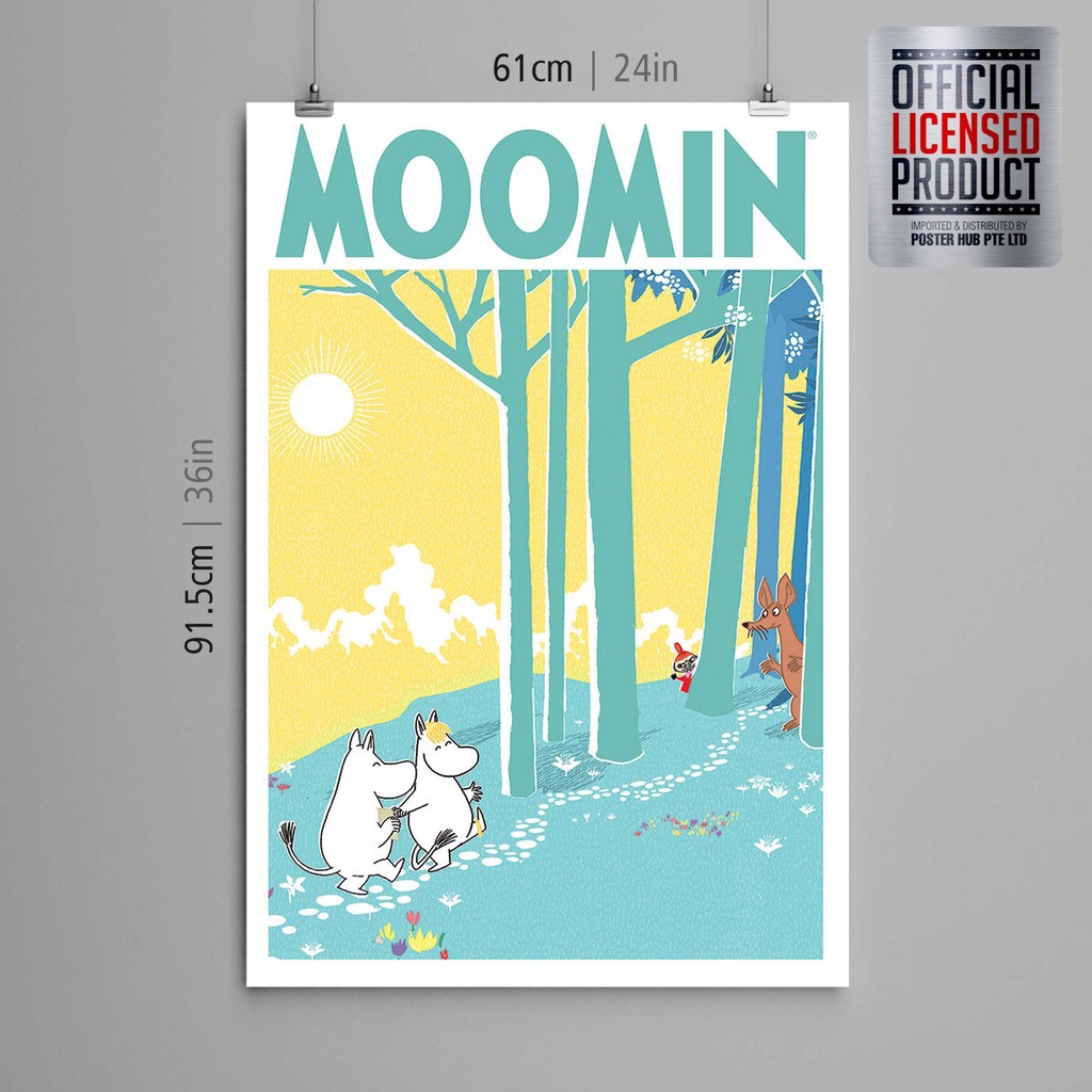 Moomin - Forest Cartoon TV Series Pinup Wall Decoration Poster | Shopee Singapore