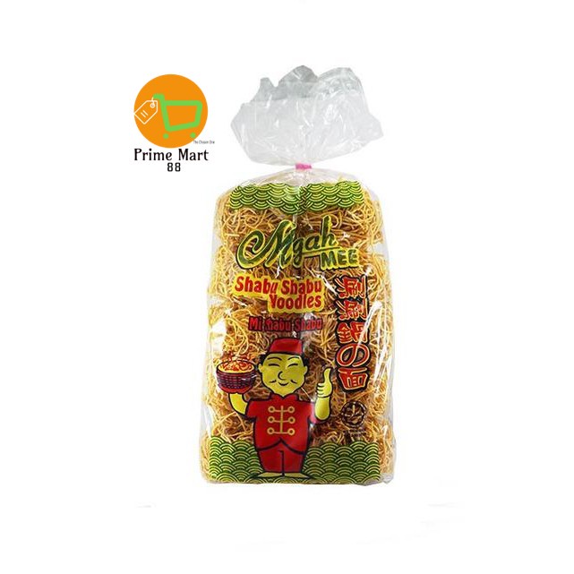 HALAL Megah Mee Shabu shabu Noodle Yee mee [10pcs/pkt] 涮涮锅面 | Shopee ...