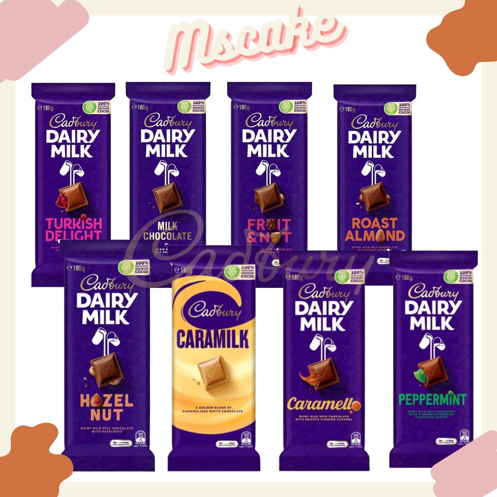 Cadbury Dairy Milk Chocolate Block 180g | Shopee Singapore